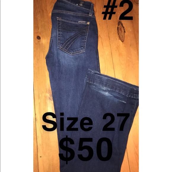 7 For All Mankind | Jeans | 7fam Dojo | Poshmark